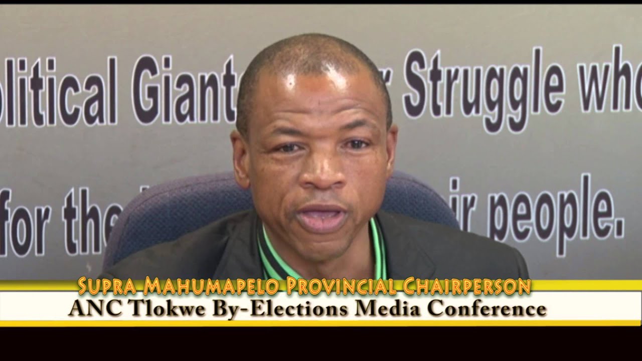 ANC Tlokwe By-Election News Conference - YouTube
