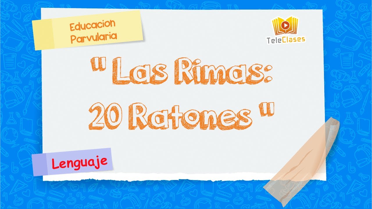 KINDER/LENGUAJE - Las Rimas 20 Ratones - YouTube