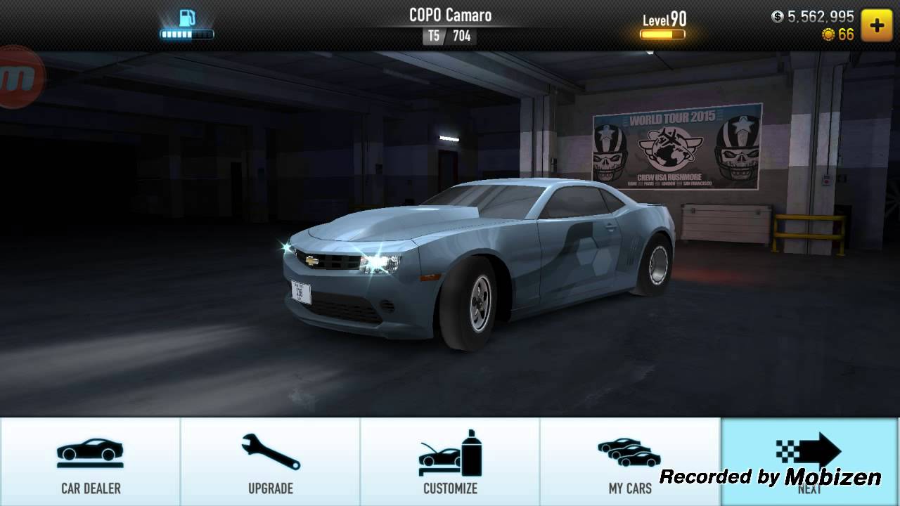 CSR Racing: Copo Camaro World Tour first Half - YouTube