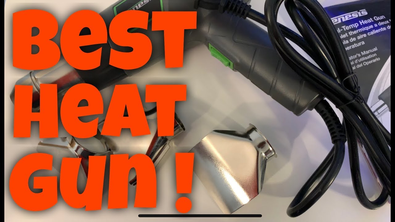 Best Dual Temperature Heat Gun - Genesis Heat Gun Kit GHG1500A - YouTube