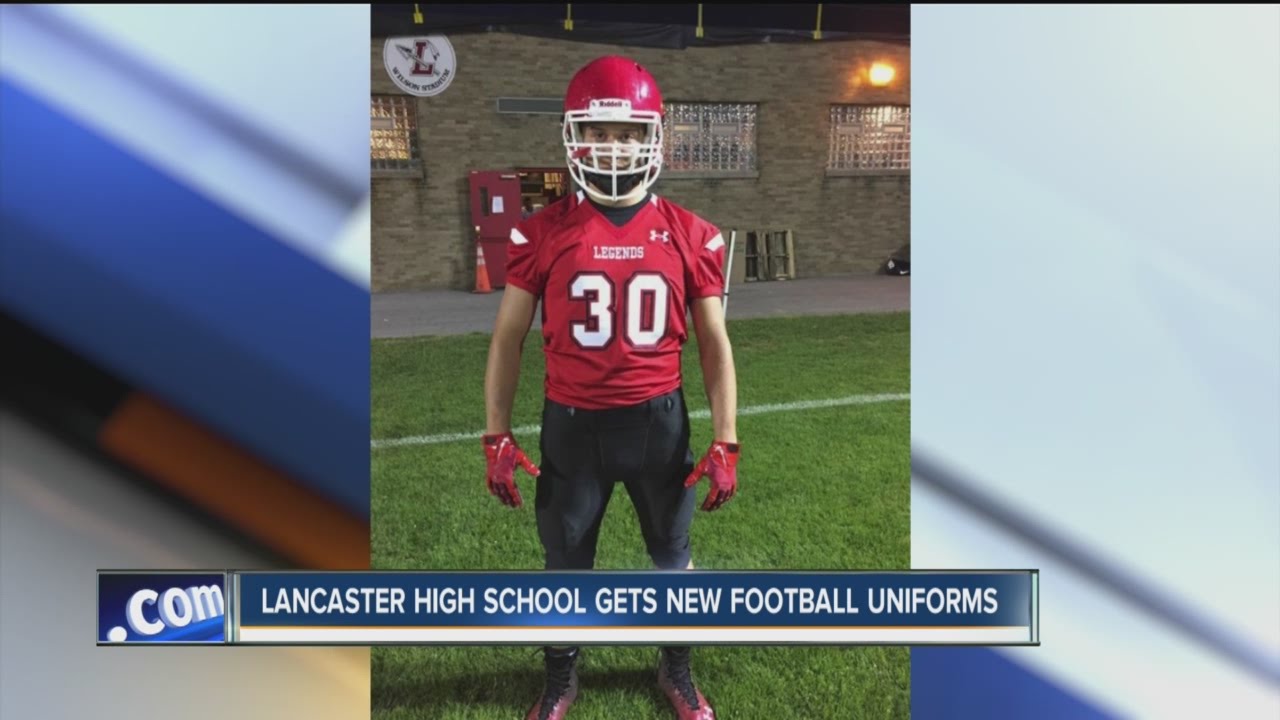 Lancaster High School shows off new uniforms - YouTube