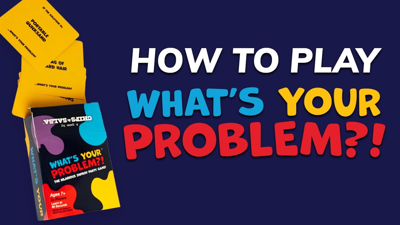 How to play What's Your Problem?! the card game - YouTube