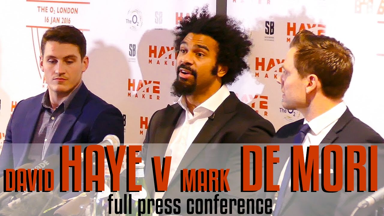David Haye v Mark de Mori Full Press Conference - YouTube