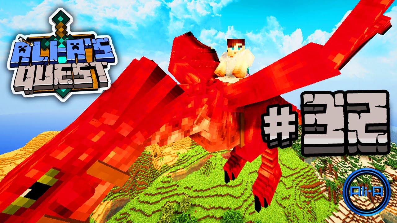 Minecraft - Ali-A's Quest #32 - "TIME TO FLY!" - YouTube
