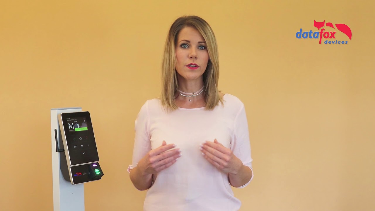Datafox Videotutorial: Zeiterfassung mit optischen Fingerprint, Verwendung und Einlernen - YouTube