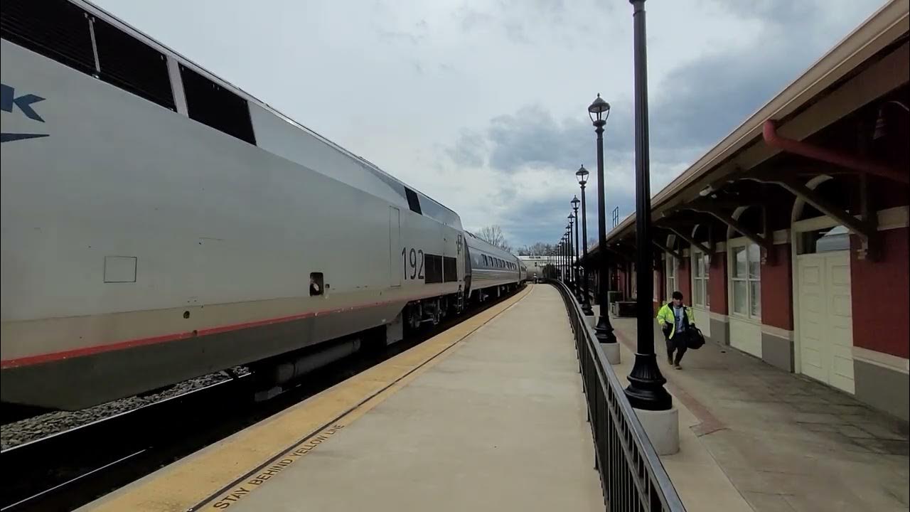 Amtrak 20 in Culpeper Virginia - YouTube