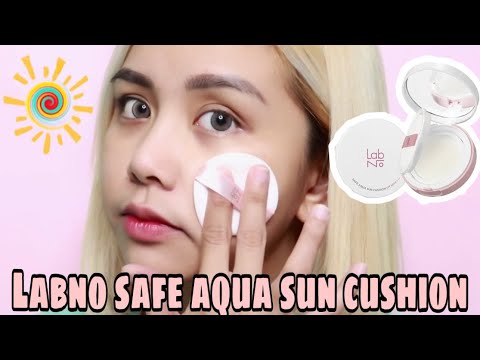 LABNO SAFE AQUA SUN CUSHION REVIEW! SUPER GANDA! - YouTube