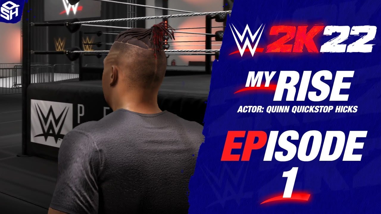 QUINN HICKS FIRST DAY IN THE PERFORMANCE CENTER - WWE 2K22 MYRISE - EP ...
