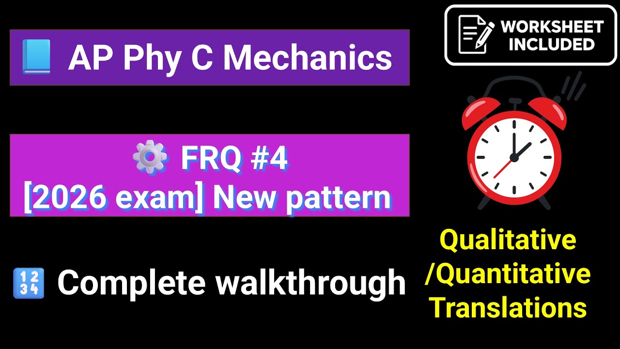 AP Physics C Mechanics updated curriculum New pattern FRQ 4 A hollow sphere, a uniform solid ...