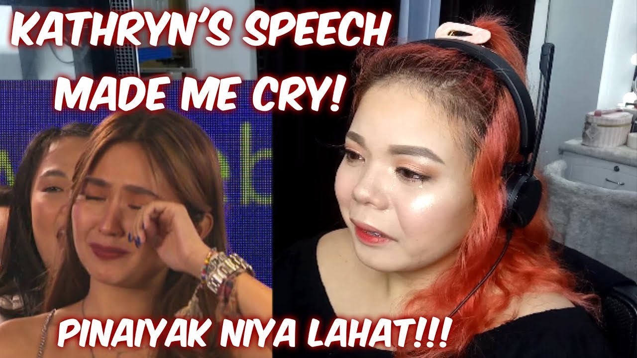 KATHRYN BERNARDO'S EMOTIONAL Speech of made us all CRY|Thanksgiving of ...