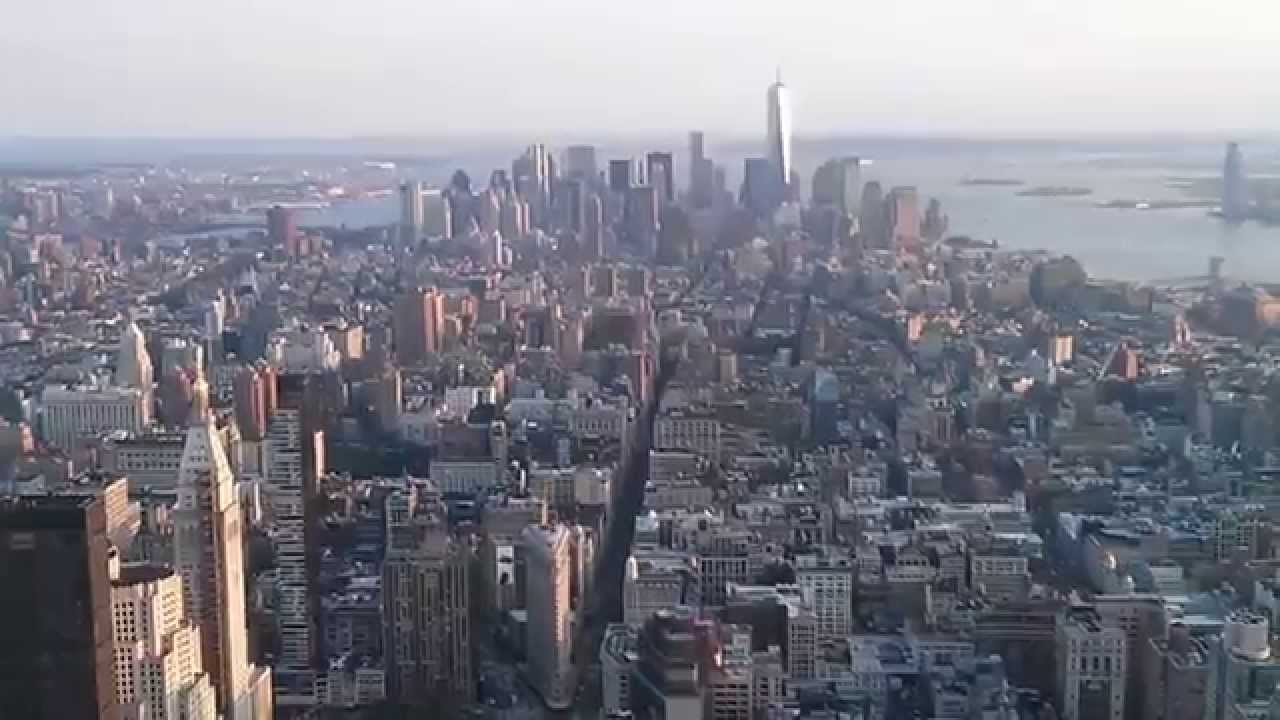 Empire State Building - View from the 85th floor Observation Deck - YouTube