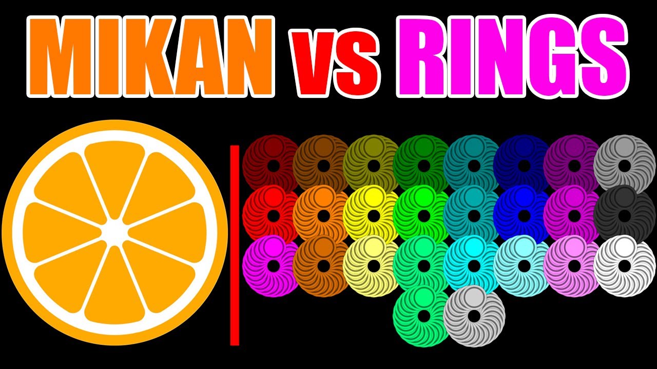 26 Rings Escape Mikan Survival Race in Algodoo - YouTube