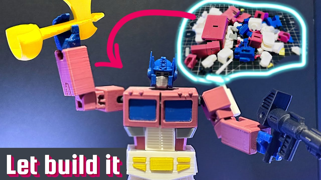 Let’s build it: Optimus Prime | 3D printed transformer | Elegoo Neptune ...