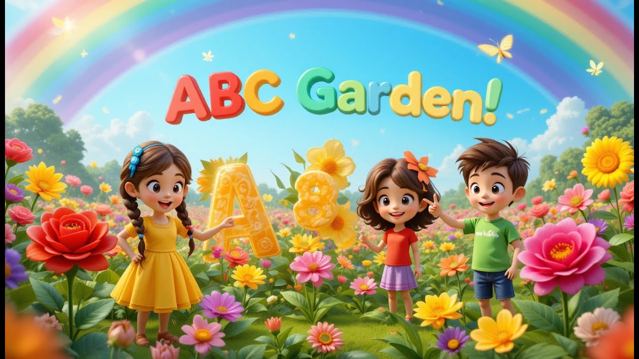 "ABC Garden – Magical Alphabet Adventure for Kids | Kids Hindi Poem ...