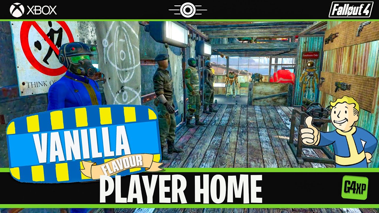 Fallout 4 Vanilla Flavour Player Home Youtube