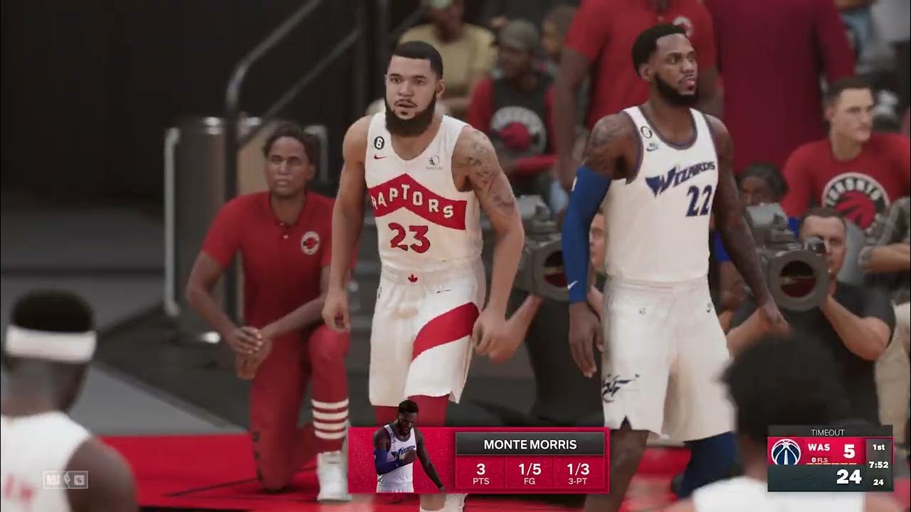 NBA 2K23 (Next Gen) - Washington Wizards vs Toronto Raptors - YouTube