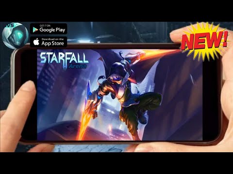 STARFALL ARENA (EN) 2023 Online 5v5-MOBA Android-Gameplay - YouTube