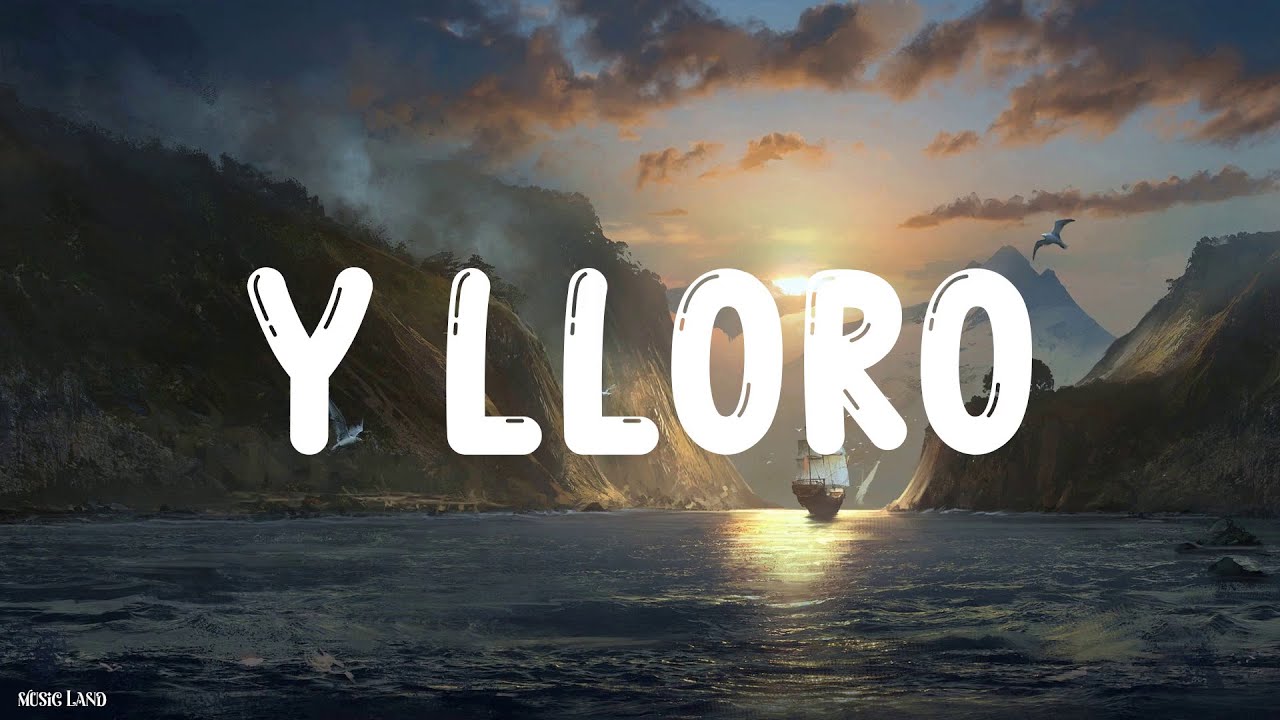(LETRA) ¨Y LLORO¨ - JUNIOR H (Lyric Video) | Music Land - YouTube