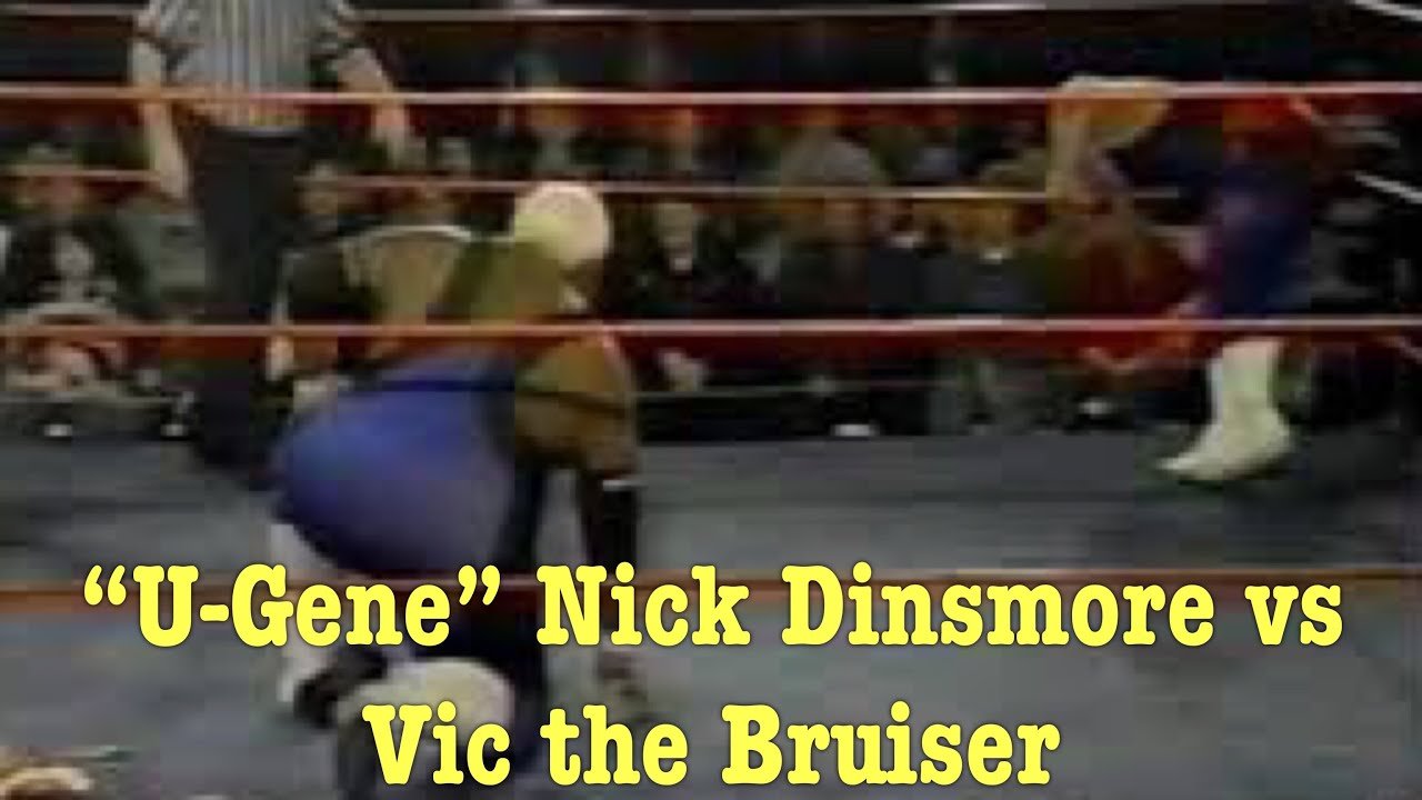 "U-Gene" Nick Dinsmore vs Vic The Bruiser. Southern All Star Wrestling ...