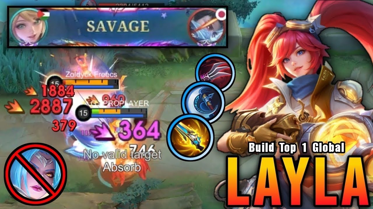 Perfect Gameplay!! Layla Late Game Shutdown All Enemies!! - Build Top 1 ...