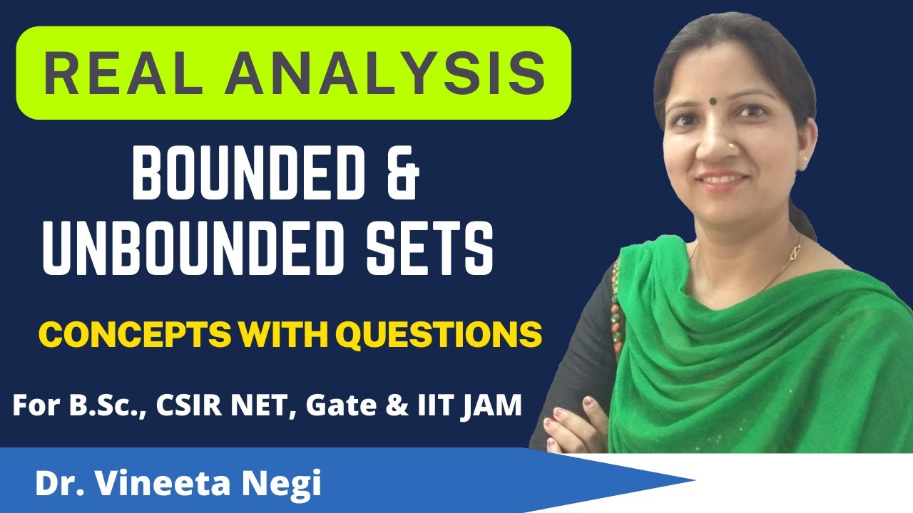 Bounded and Unbounded Set || How to find Supremum & Infimum in a set ...