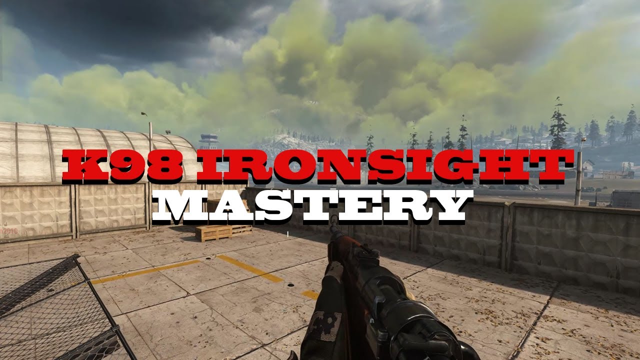 K98 IRONSIGHT MASTERY - WARZONE - YouTube