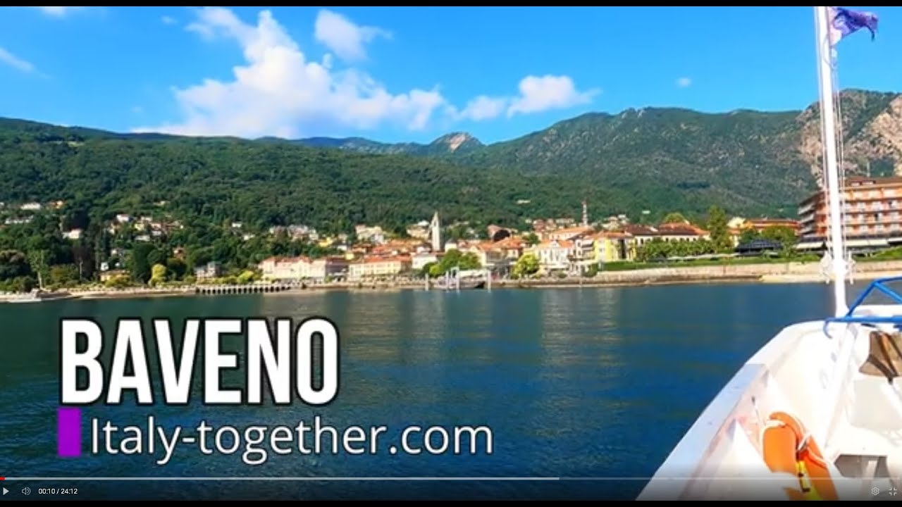 The beautiful town of Baveno on the beautiful Lake Maggiore - YouTube