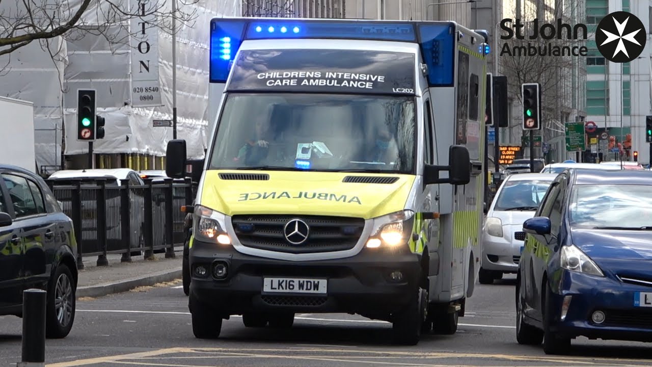 TWO TONES - St John Mercedes Sprinter CATS Ambulance Responding - YouTube