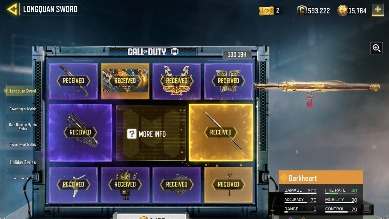 BUYING LEGENDARY SWORD DARKHEART | CBR4 FLAWLESS | BY15 ASM PRO-GRADE | LONGQUAN SWORD DRAW ...