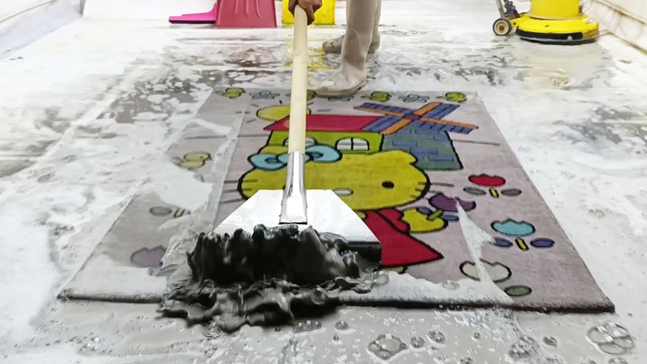 Professional training on how to wash carpets at home with the right ...