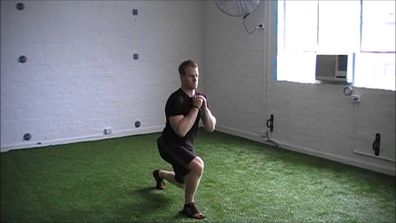 Jumping Split Lunge - YouTube