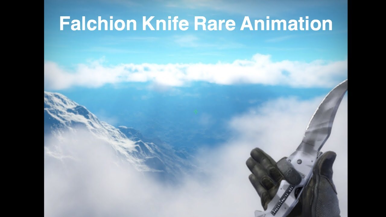 CSGO: Falchion Knife Rare All Animation + Rare Animation - YouTube