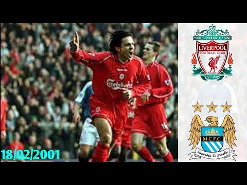 Liverpool vs Manchester City 18/02/2001 FA Cup 2000/2001 (Fifth round ...
