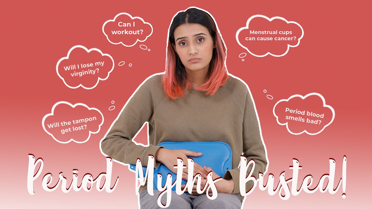 STOP believing these PERIOD MYTHS NOW!! | Common period myths BUSTED ...