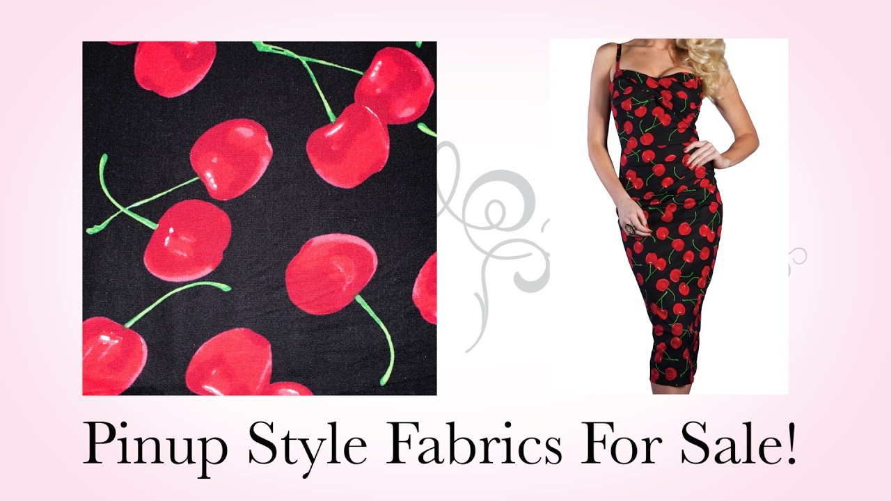 Pinup Dress Fabrics for Rockabilly Pinup Dresses #retrofashion # ...