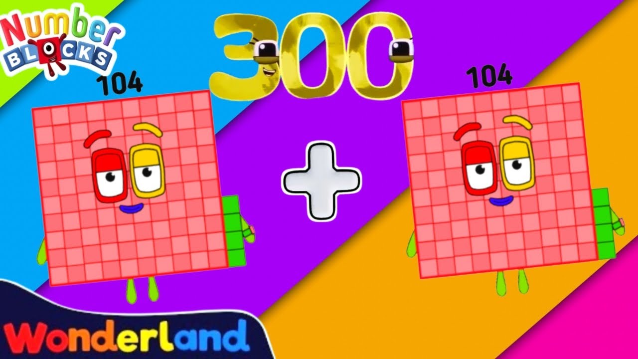 Wonderland Numberblocks Addition of numbers 1200 to 1500 - numberblcoks ...