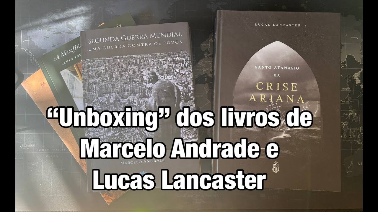UNBOXING DOS LIVROS DE MARCELO ANDRADE E LUCAS LANCASTER - YouTube