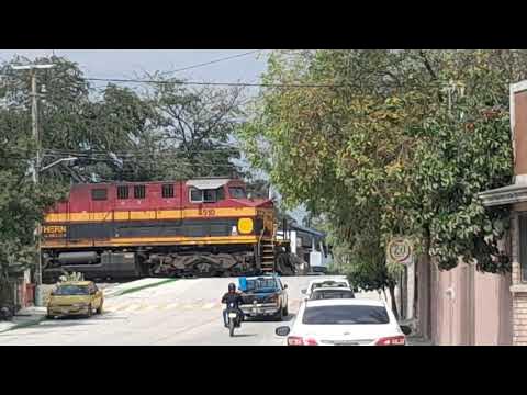 !4 AC44CW! KCSM 4510 KCSM 4521 KCSM 4505 KCSM 4547 - QSLPTM, Saliendo de Valles con 4510 - YouTube