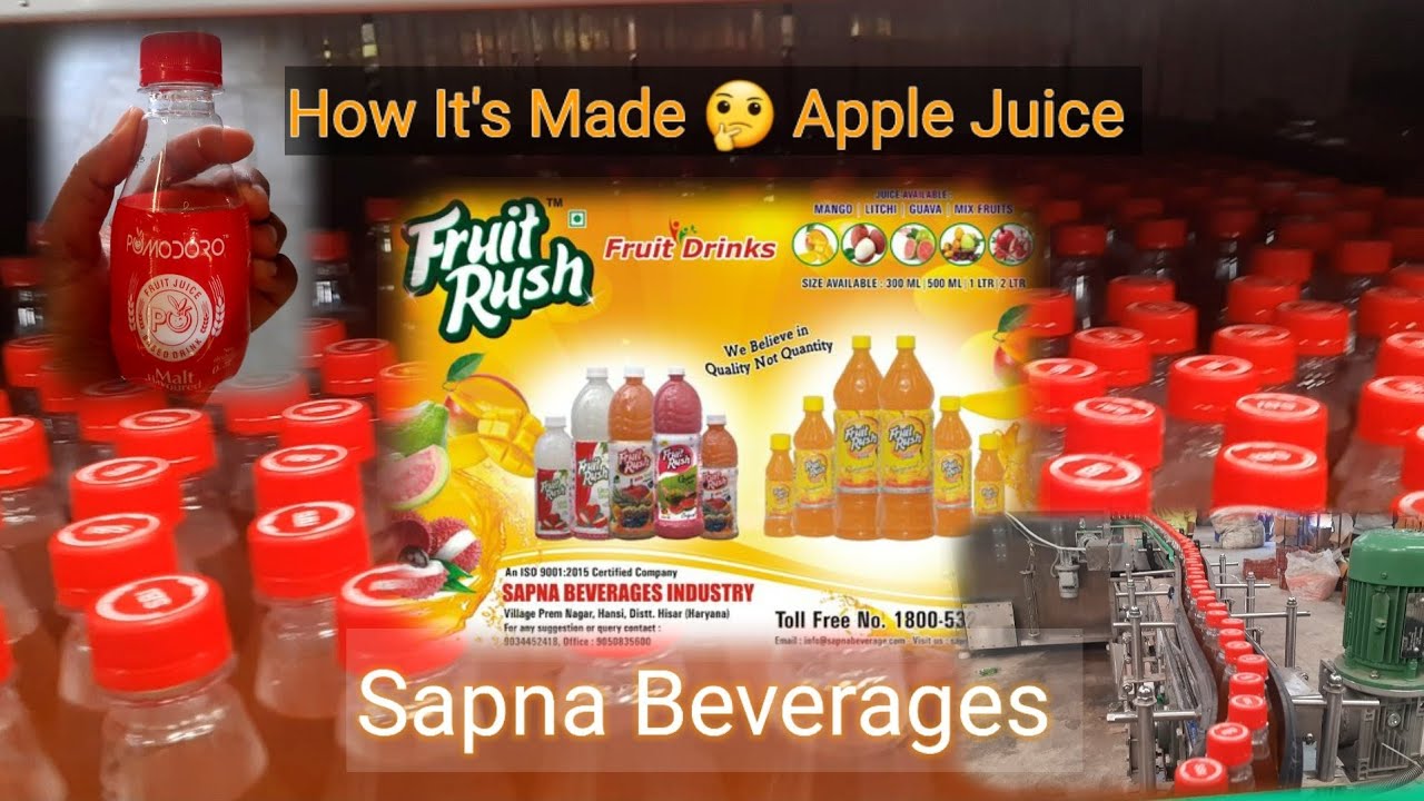 How it's Made - Apple Juice in Factory | Complete Process Filling ...