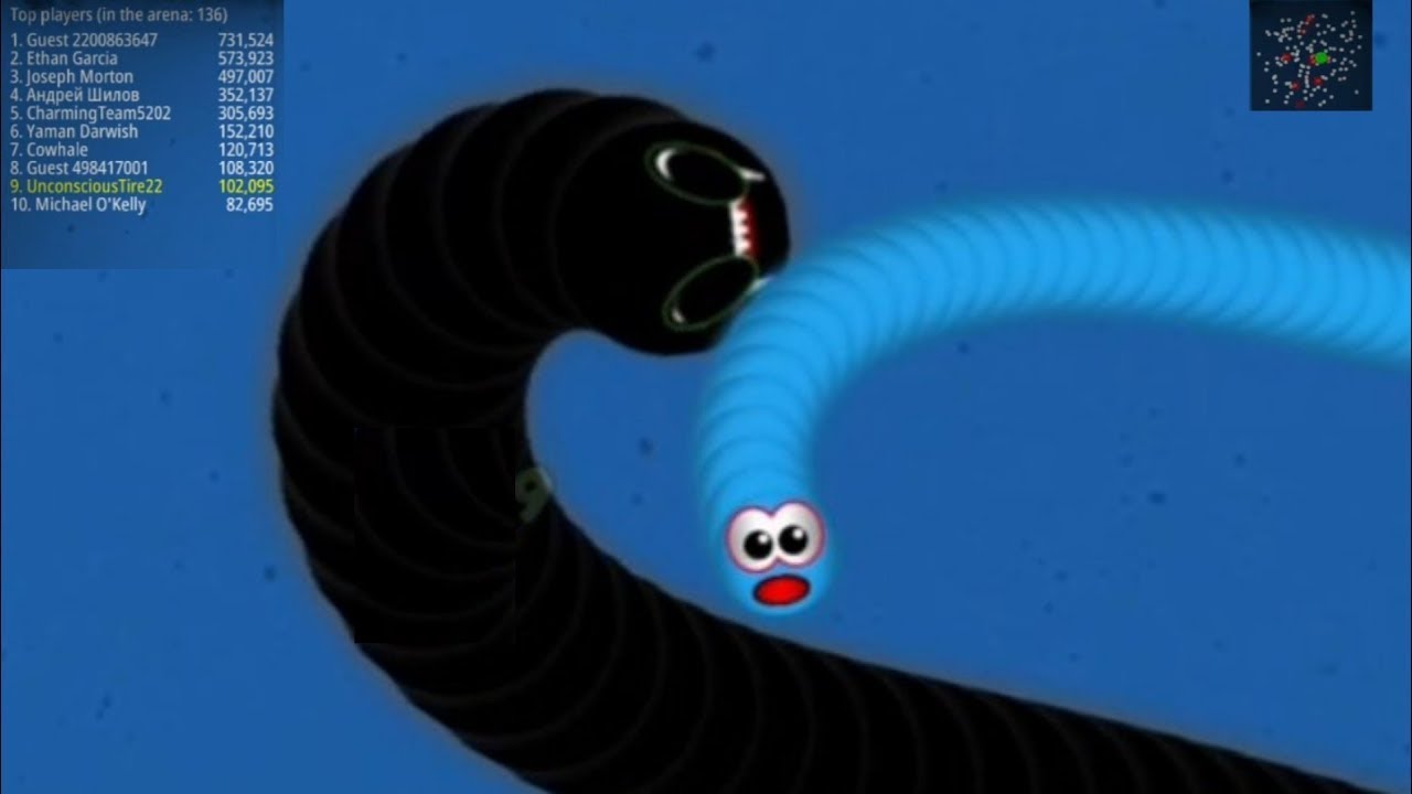 wormzone Black worm zone io game play Emy Games Video 6 - YouTube