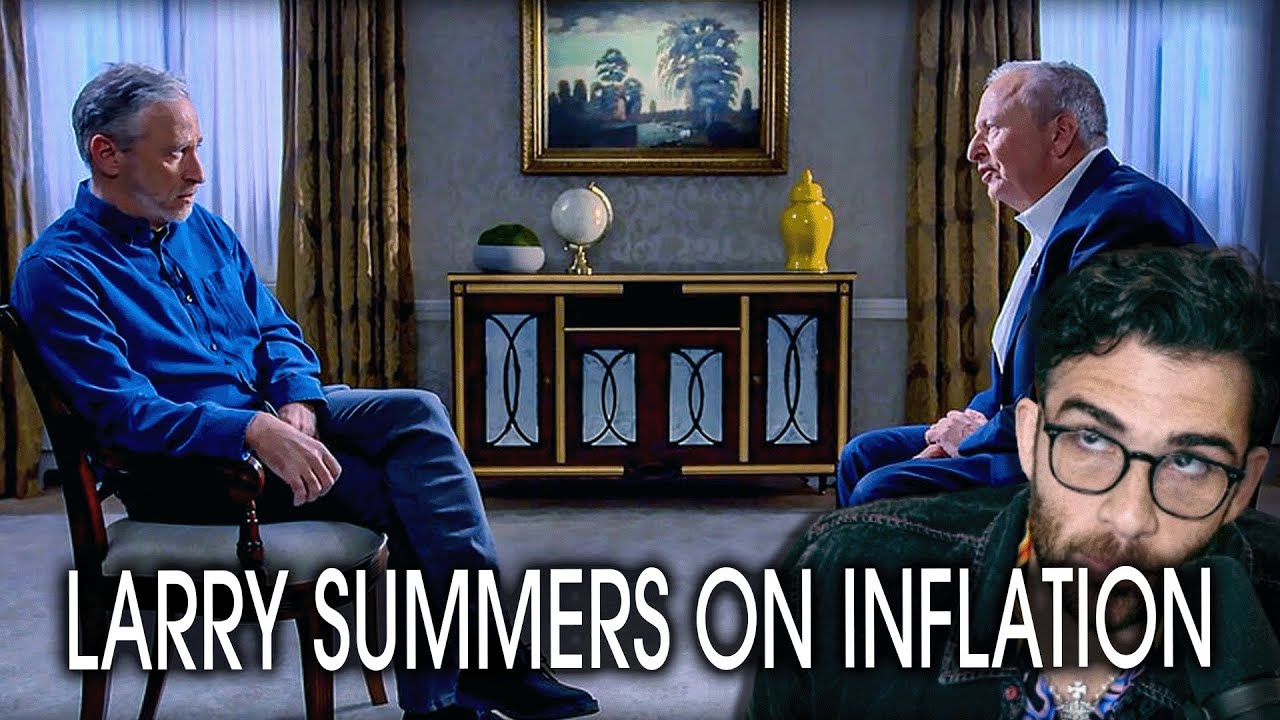 Jon Stewart with Larry Summers on Inflation | Hasanabi Reacts - YouTube