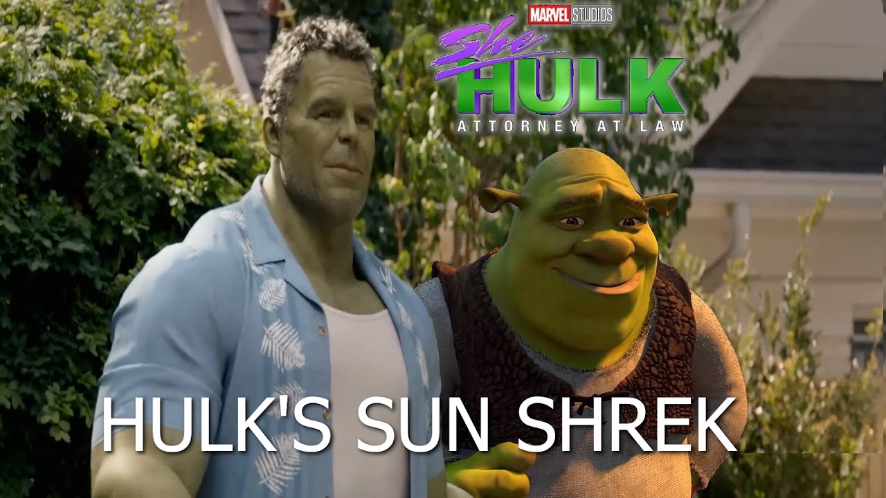 hulk sun shrek (she hulk trailer) - YouTube