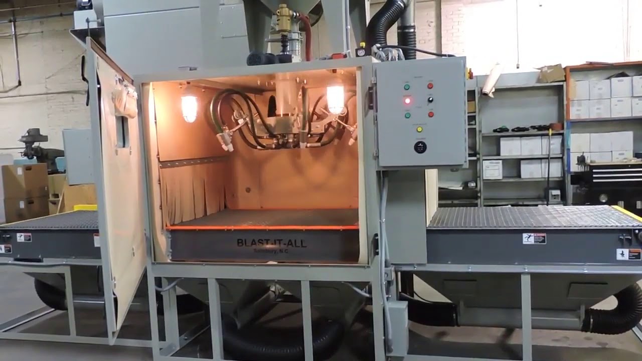 Blast-It-All® Conveyor System With Rotating Head, Automated ...