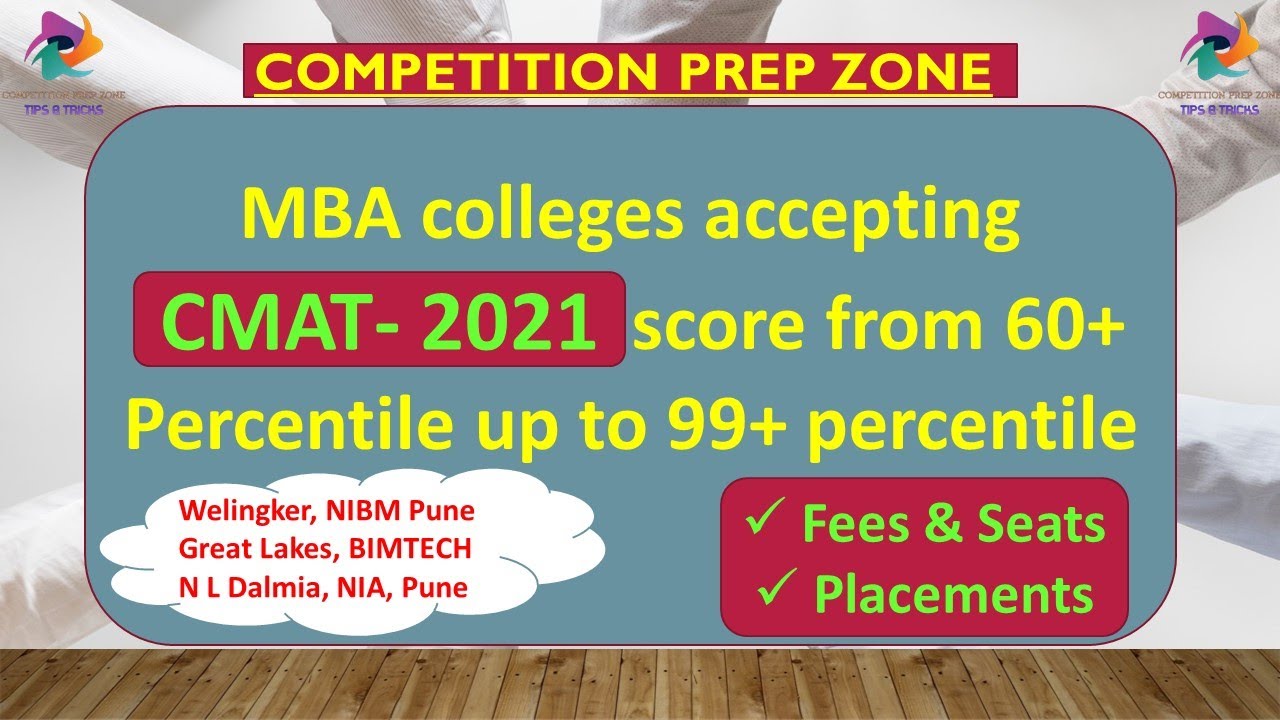 Top CMAT Colleges from 60%ile to 99%ile | CMAT Result | NTA Score ...