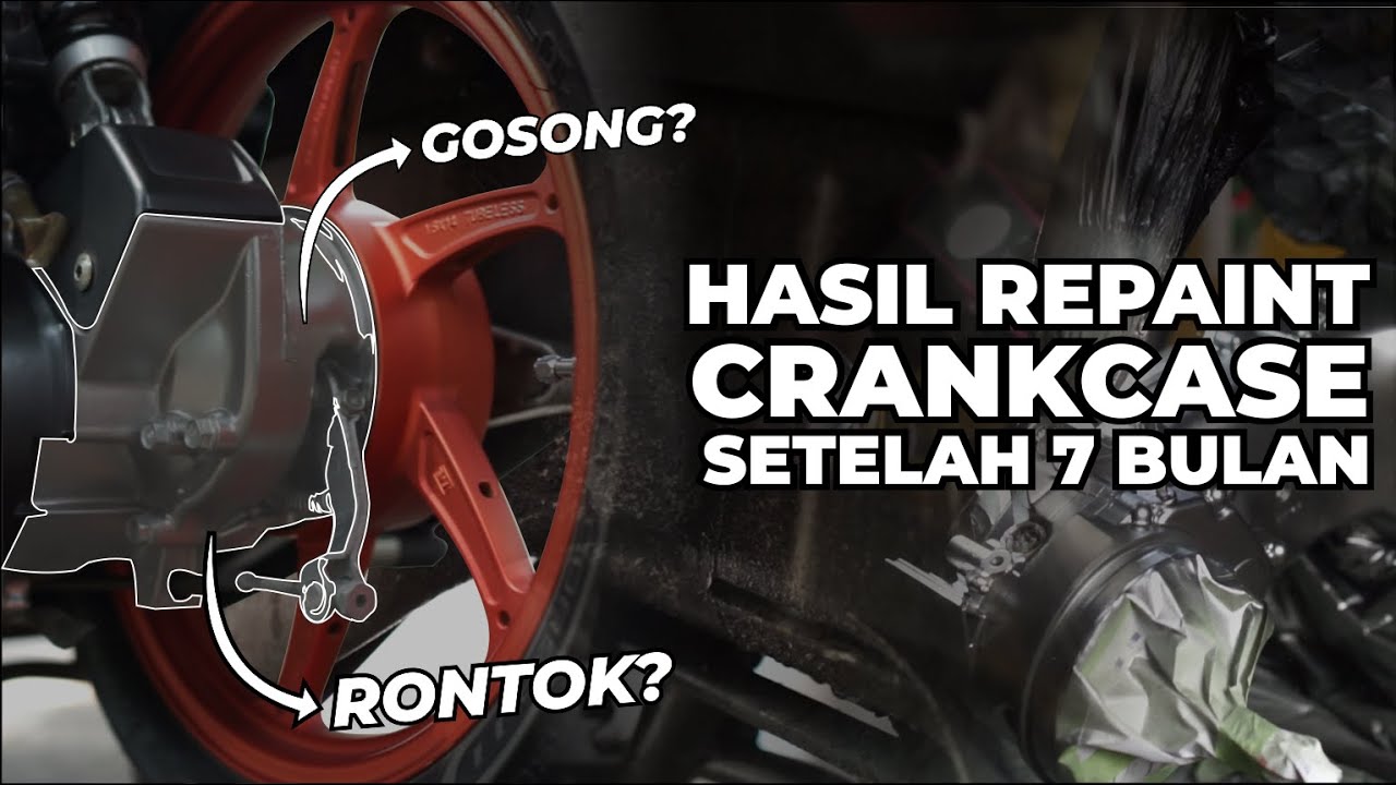 REVIEW HASIL REPAINT CRANKCASE SETELAH 7 BULAN | SAPPORO ULTIMATE - YouTube