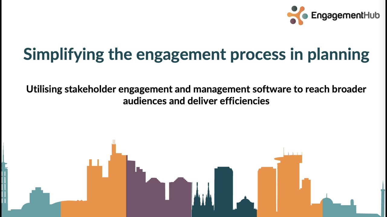 Simplifying community engagement in the planning process - YouTube