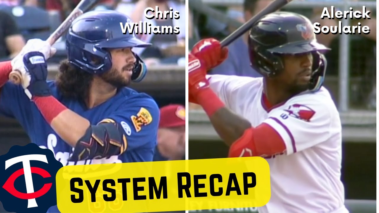 Chris Williams, Alerick Soularie Stay Hot | Twins System Recap 6/20 ...