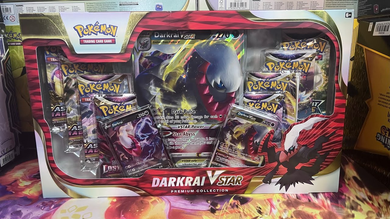 Darkrai Vstar Premium Collection Box Opening!!! Why does Pokemon keep ...