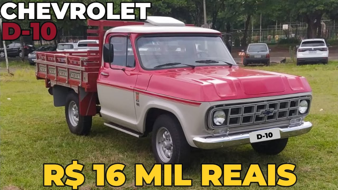 CHEVROLET D-10 A VENDA POR APENAS 16 MIL REAIS - YouTube