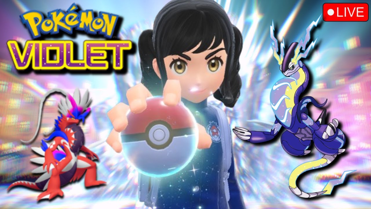 Pokémon Violet LIVE Gameplay - YouTube